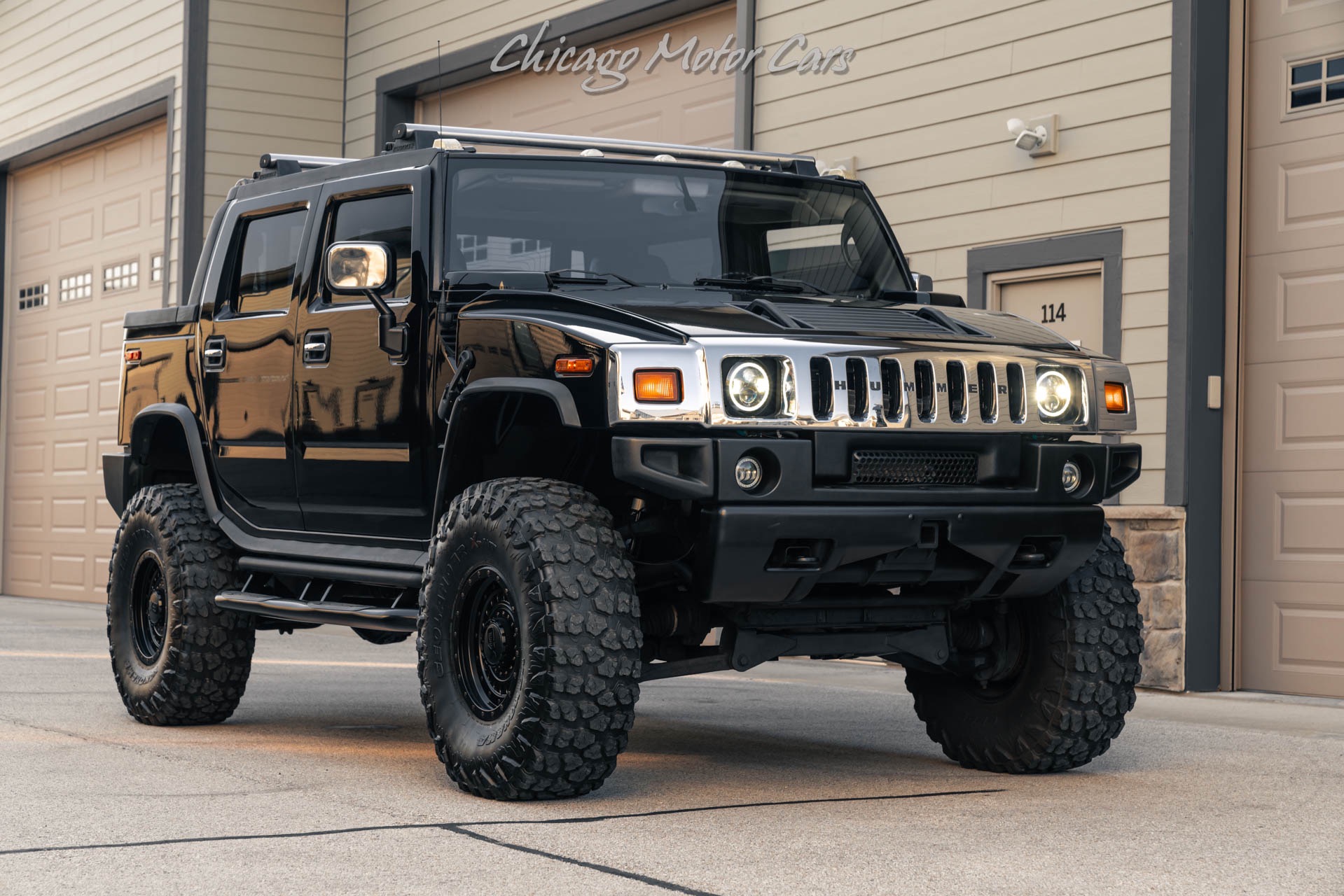 Hummer H2 Black Lifted