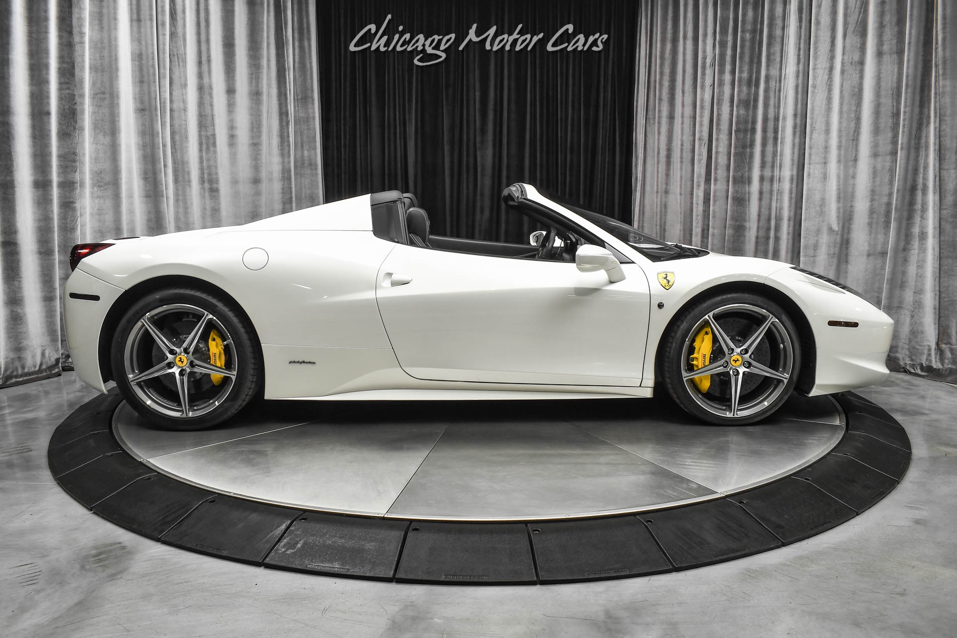 Ferrari 458 White Convertible