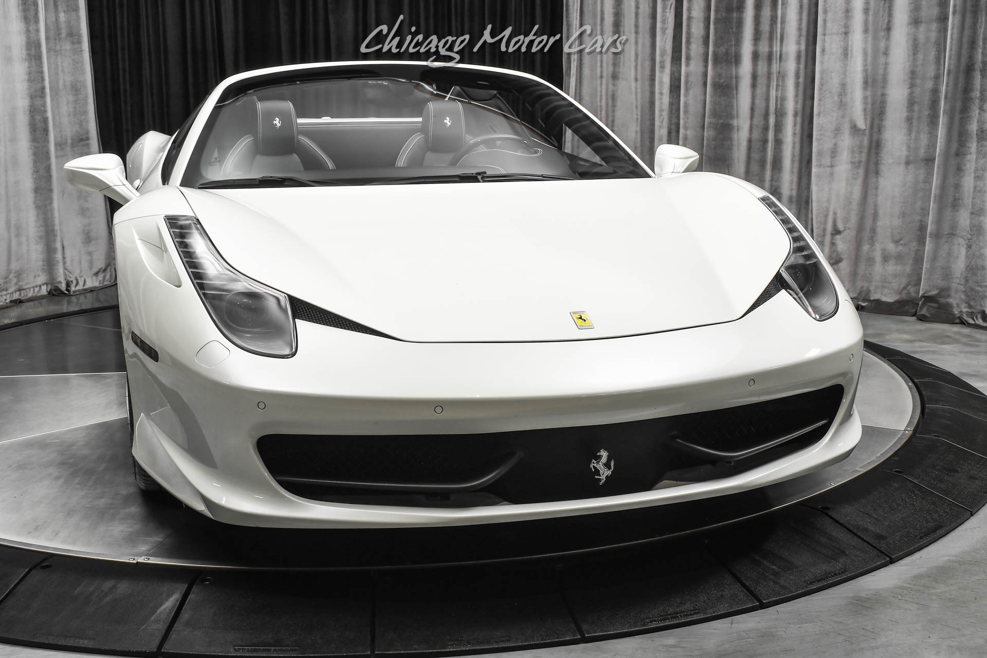 Ferrari 458 Spider White And Black