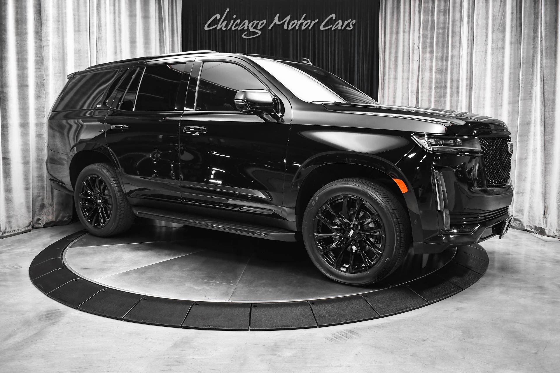 blacked out suv