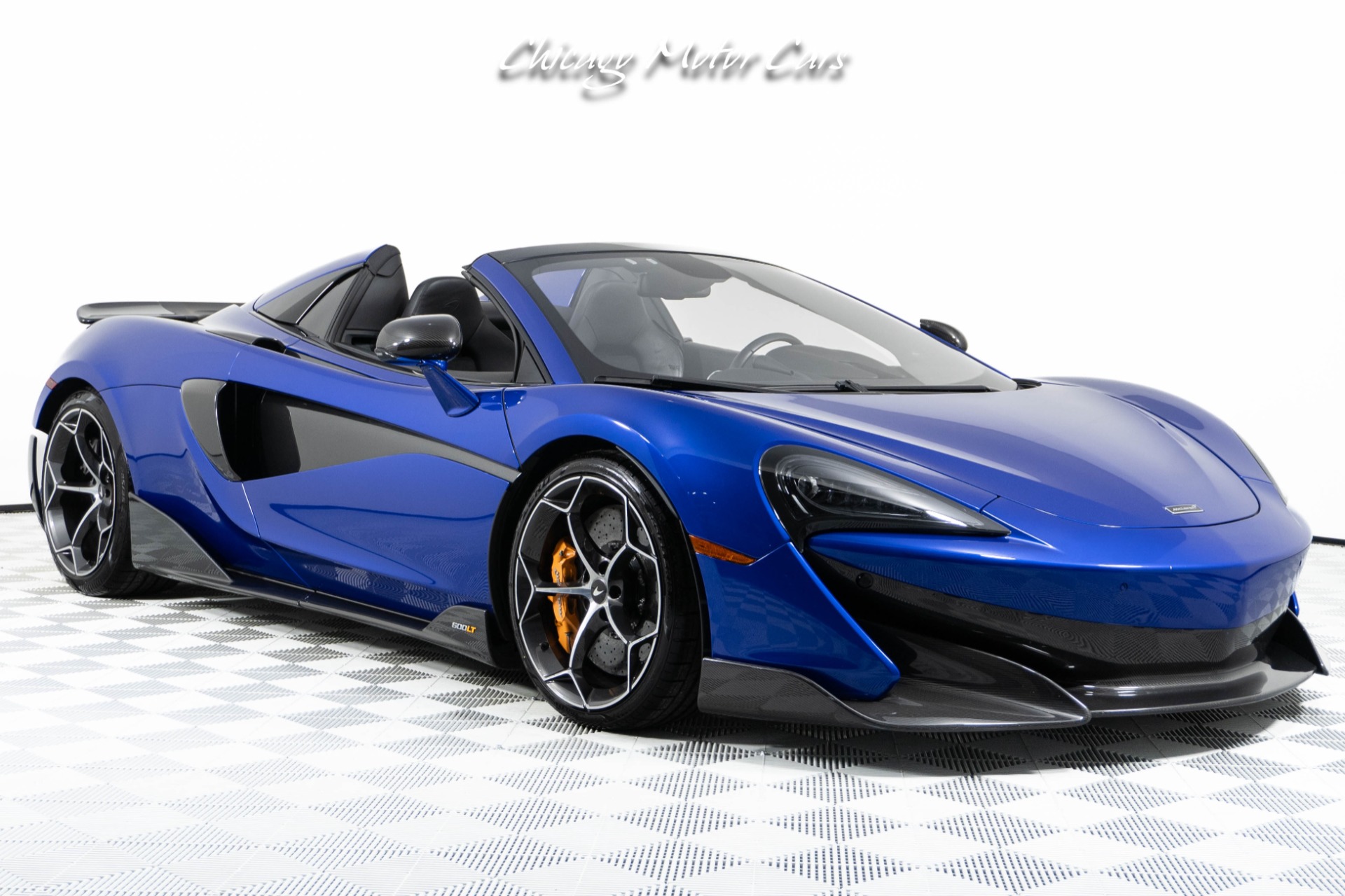 Used 2020 McLaren 600LT Spider MSO Burton Blue! Tons of Carbon Fiber ...