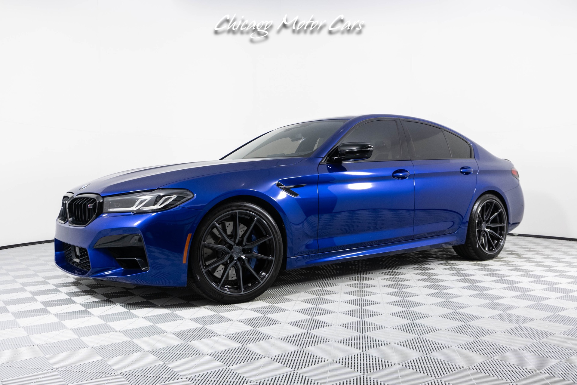 Used 2021 BMW M5 Competition Stunning Marina Bay Blau! Vossen Wheels! Soft Close Doors! Loaded ...