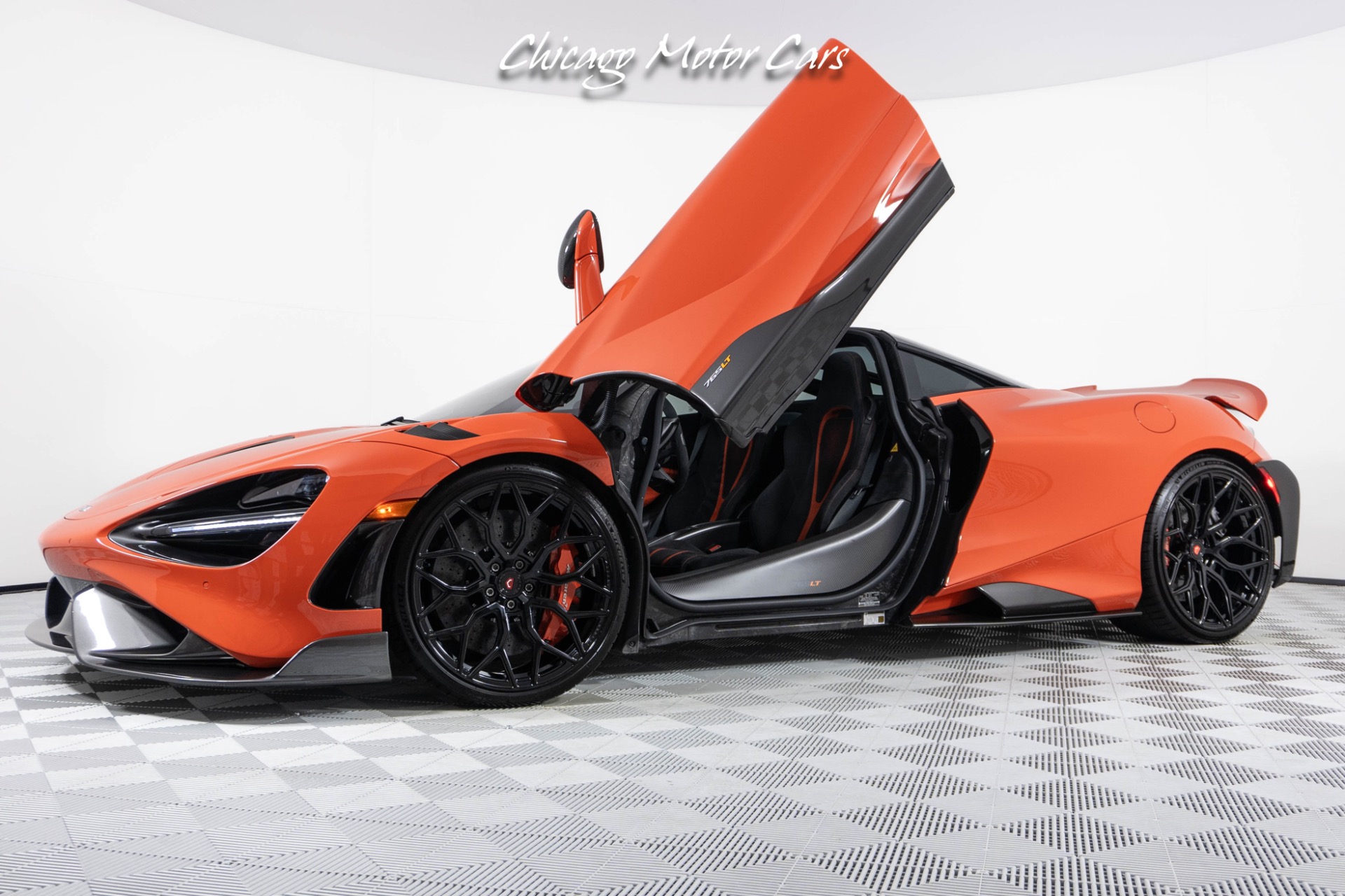 Used 2021 McLaren 765LT Rare Nardo Orange Paint! Vossen HF-2 Wheels ...