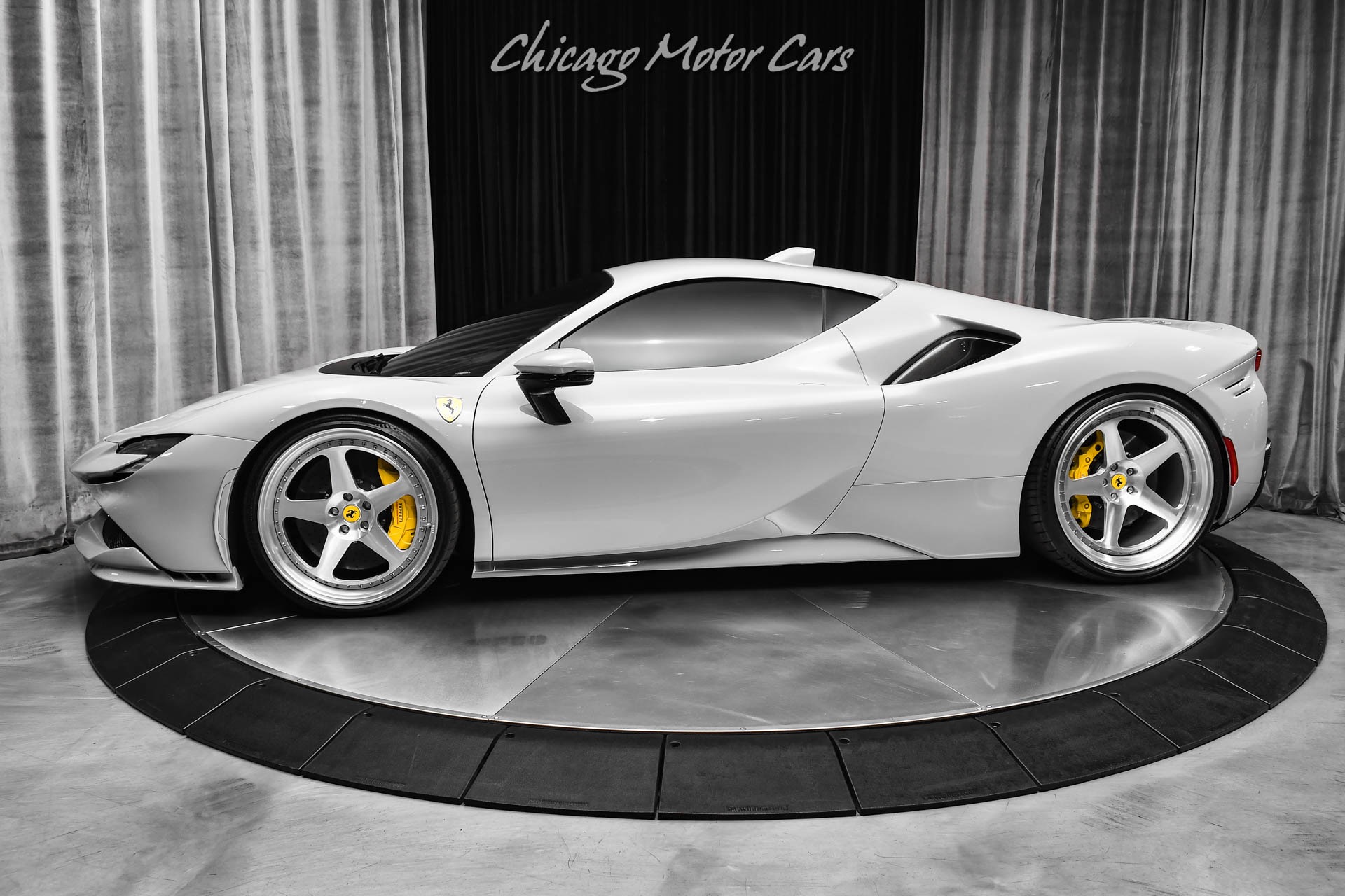Silver Ferrari Sf90 Stradale