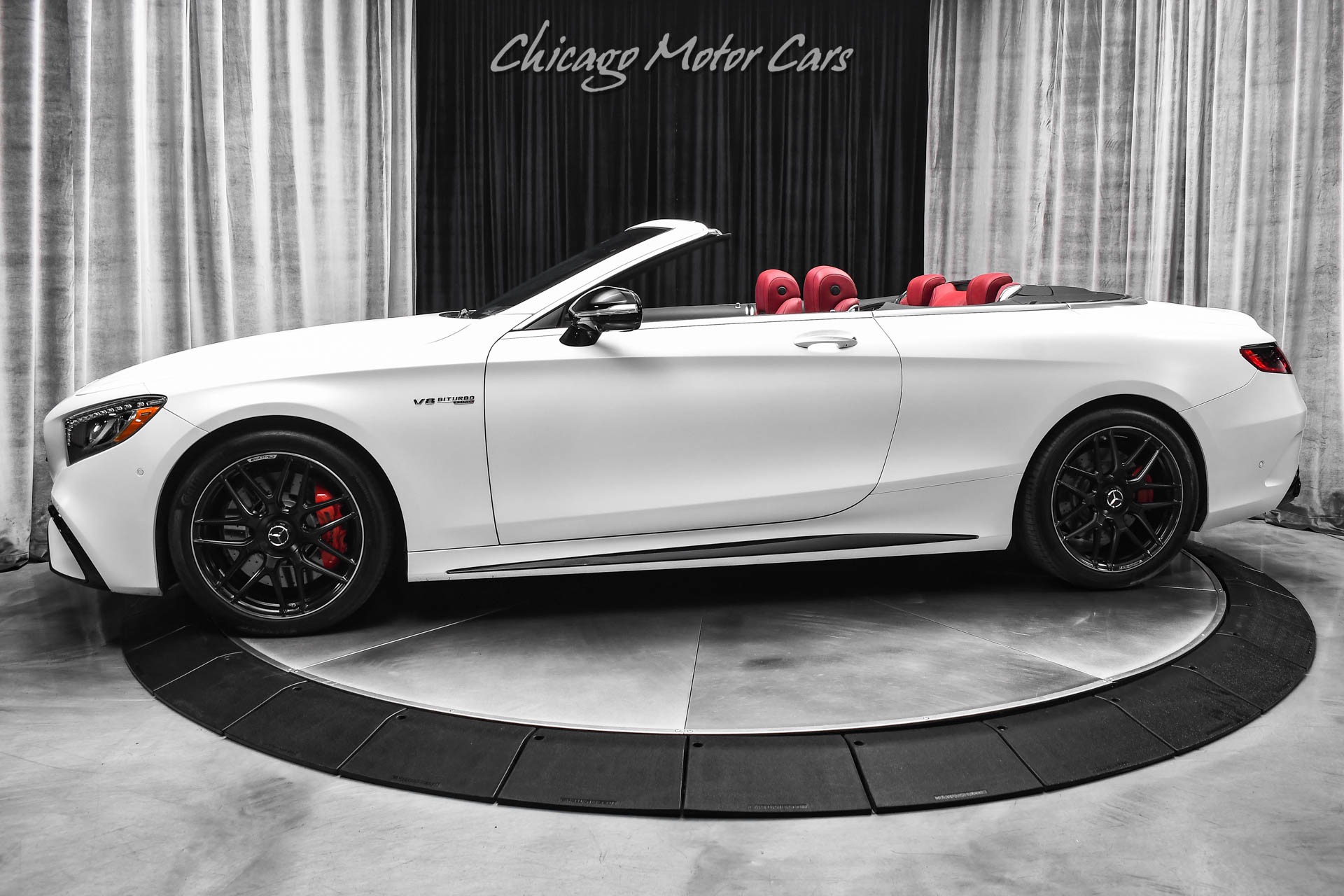 Used 2019 Mercedes-Benz AMG S63 Convertible Rare Cashmere White Magno ...