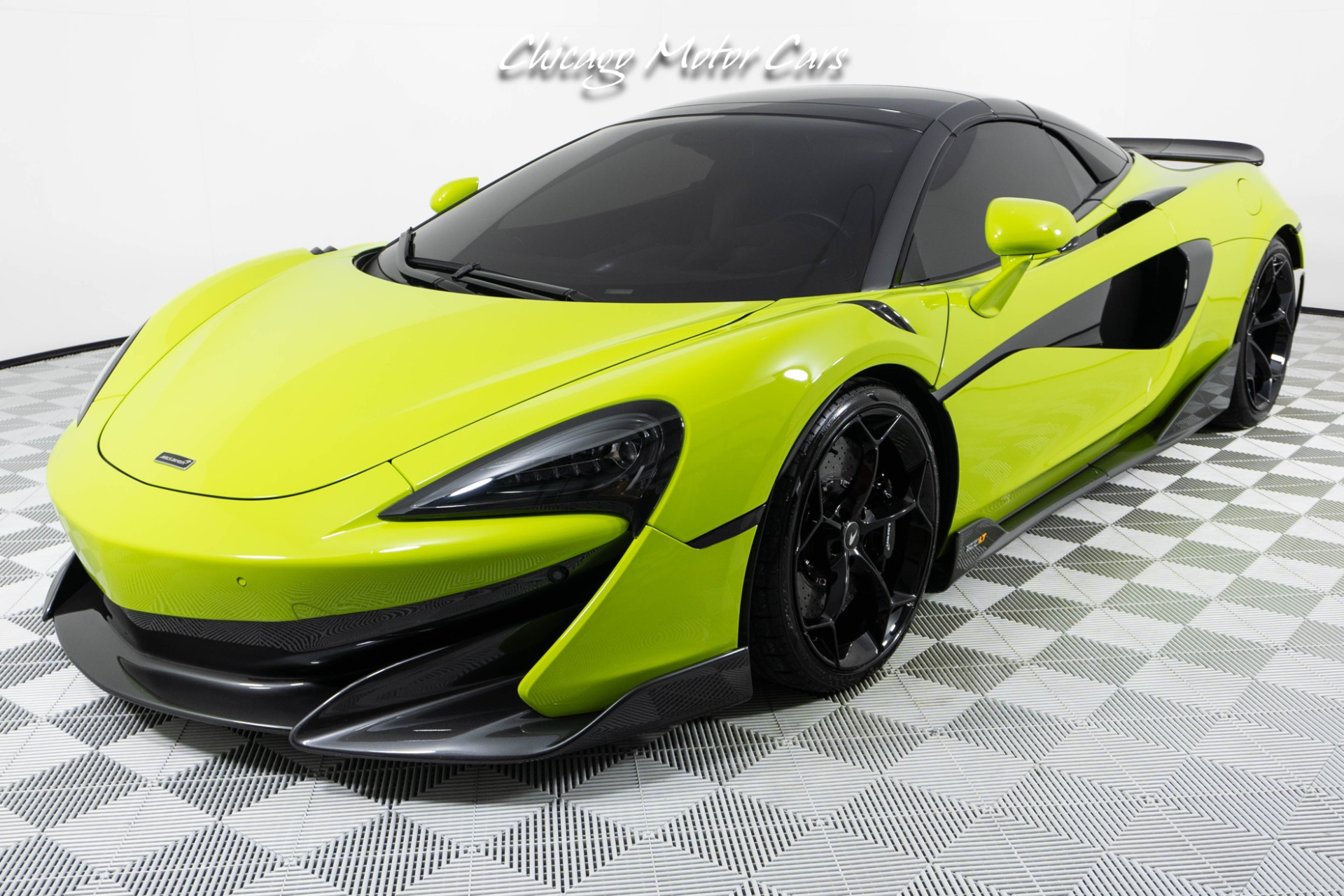 Used 2020 McLaren 600LT Spider Convertible Elite Lime Green! Front PPF ...