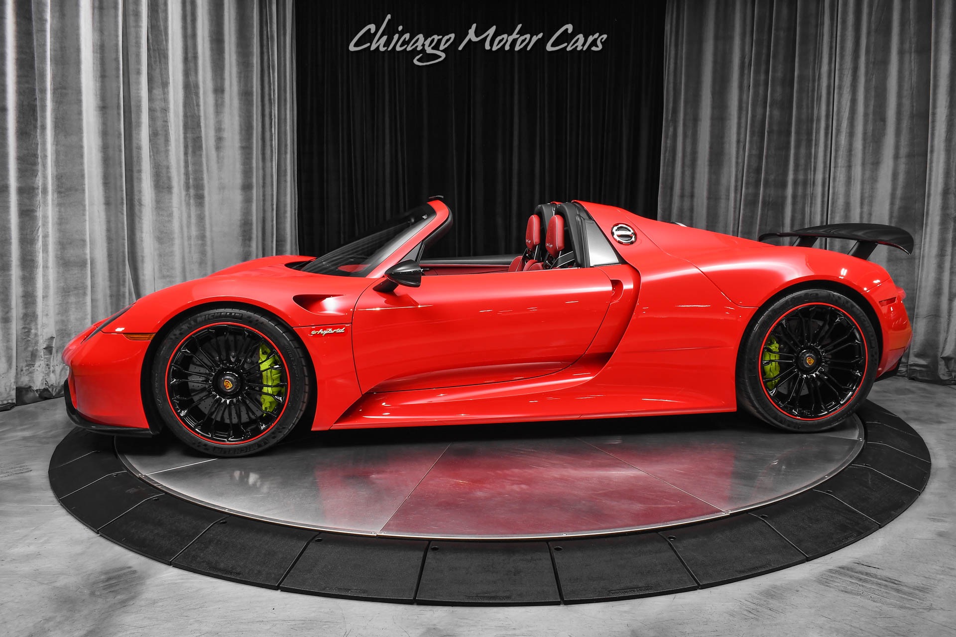 Used 2015 Porsche 918 Spyder RARE 400 Miles! Red on Red! Front Axle ...