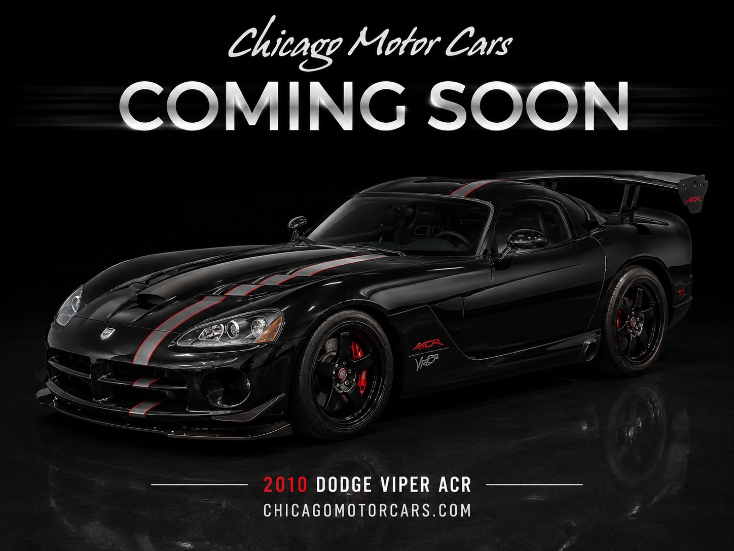 Used 2010 Dodge Viper ACR Coupe Only 428 Miles! Collector Quality ...