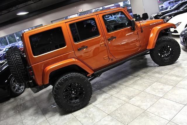 Customized Jeep Wranglers Orange