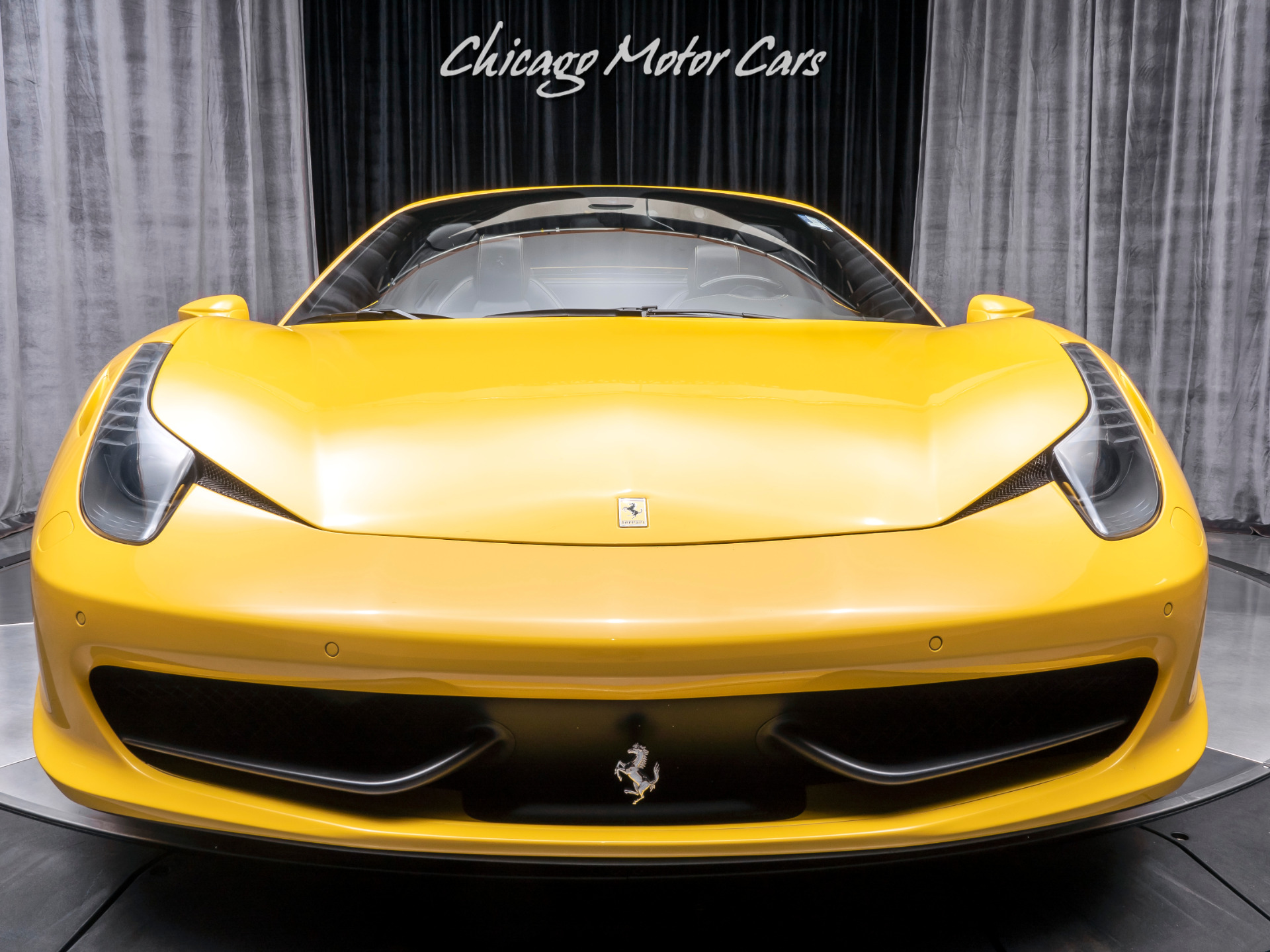 Ferrari 458 Spider Yellow Wallpaper