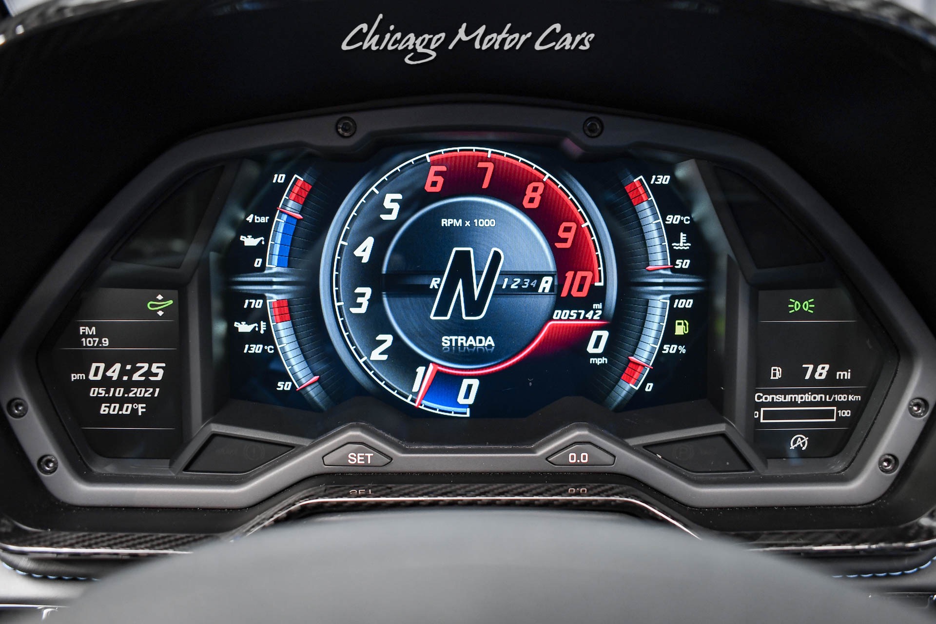 Aventador Speedometer