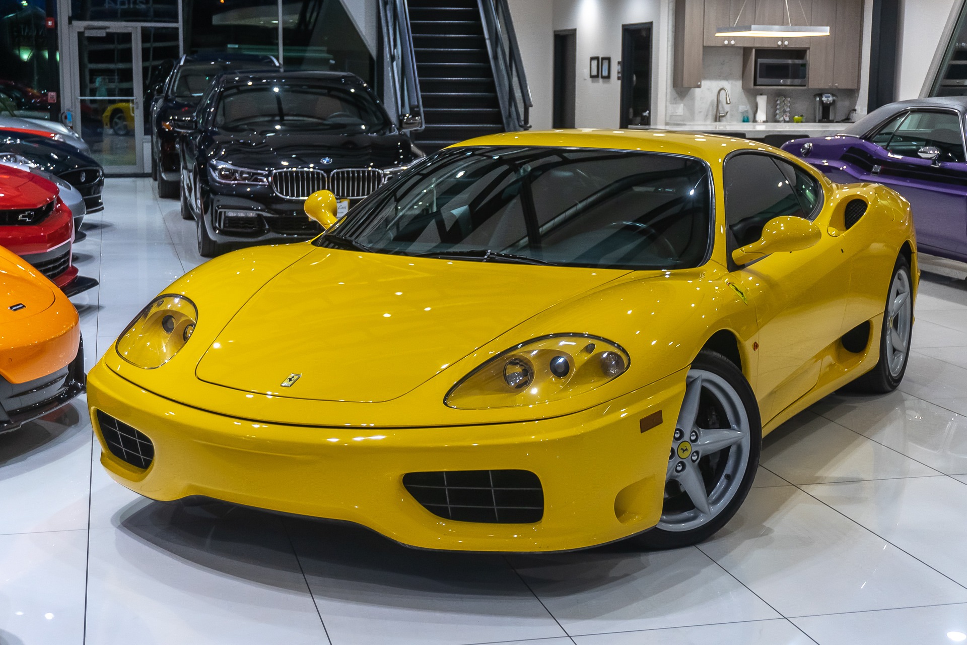 Yellow Ferrari 360 Coupe