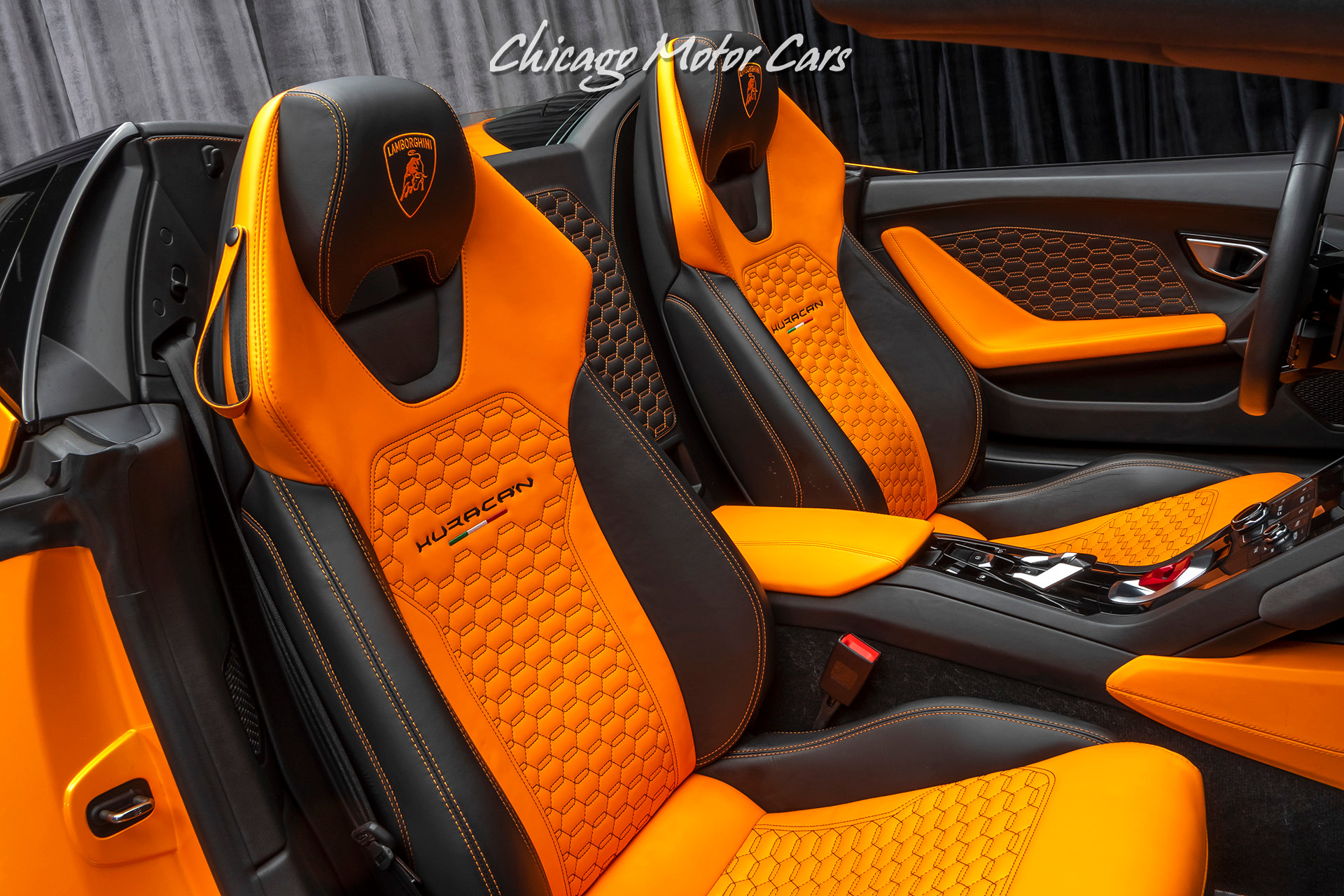 Lamborghini Huracan Orange Interior