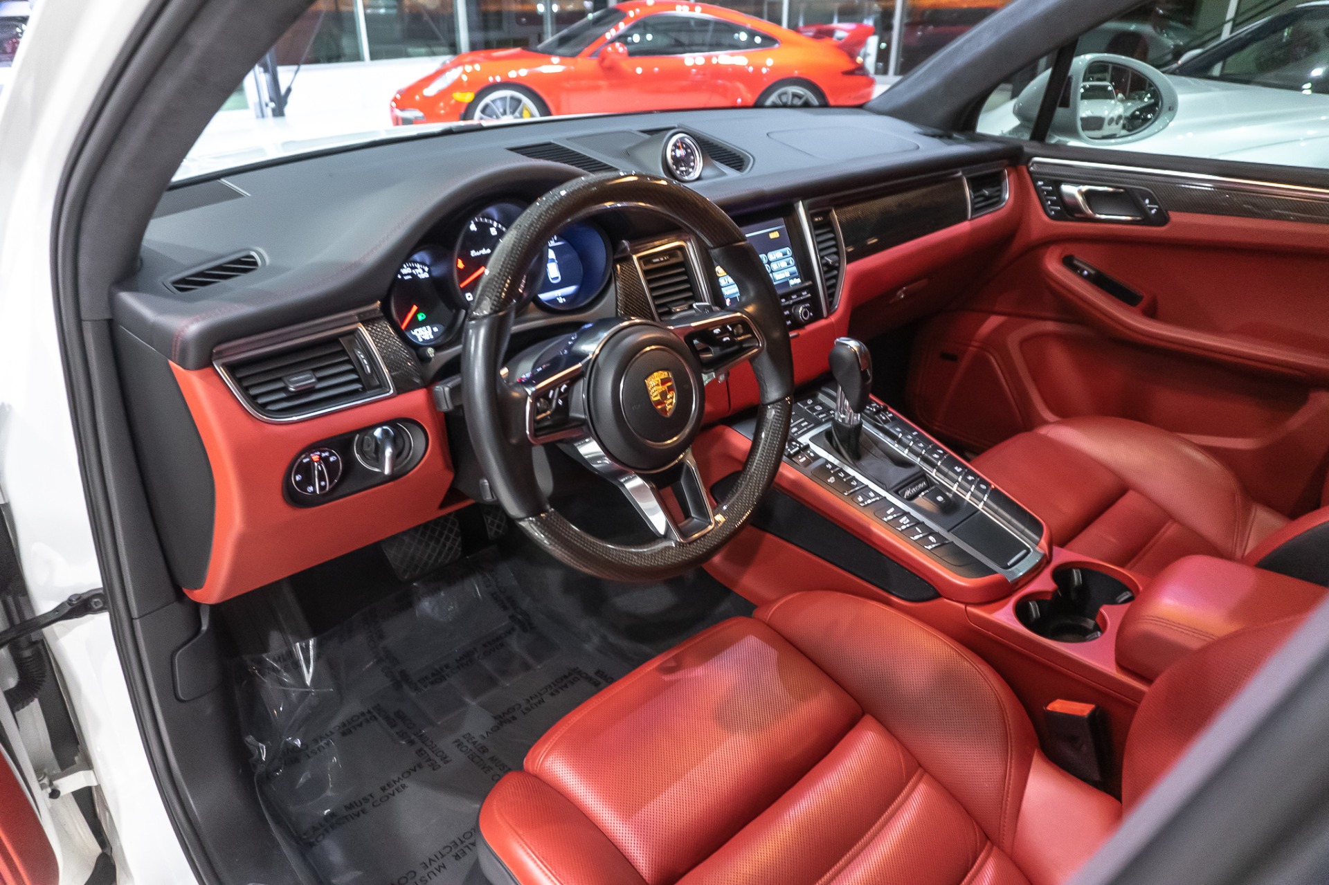 Porsche Macan Red Interior
