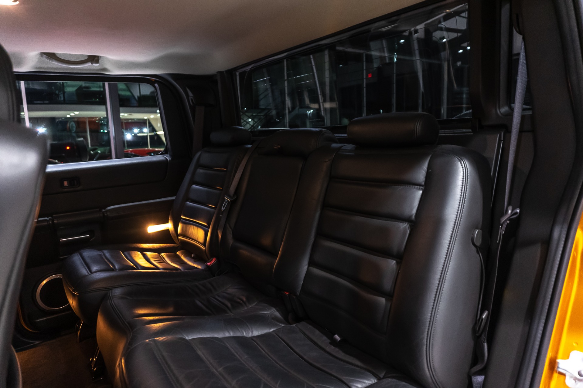 Black Hummer H2 Interior