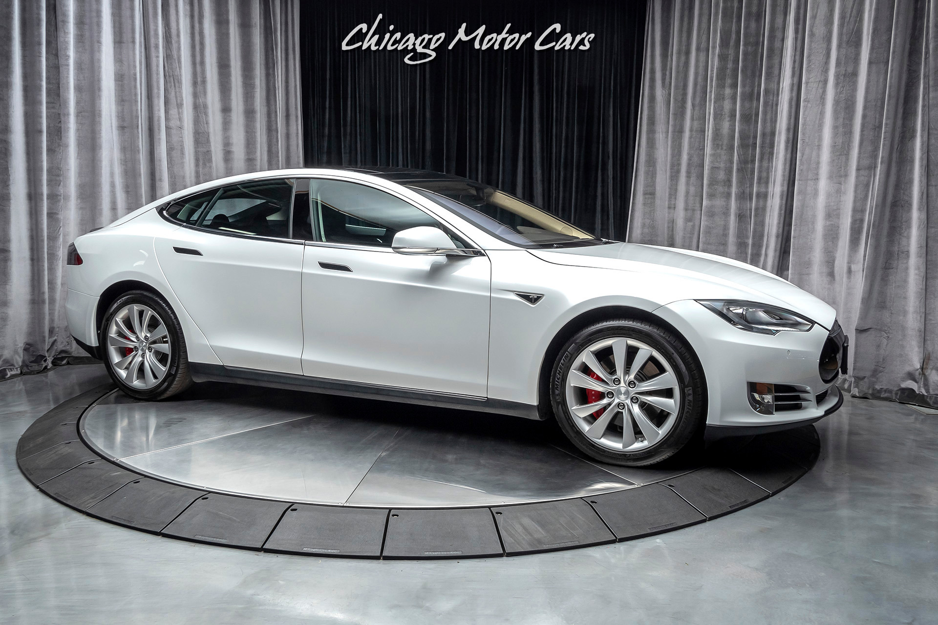 Tesla Model S P85 Silver