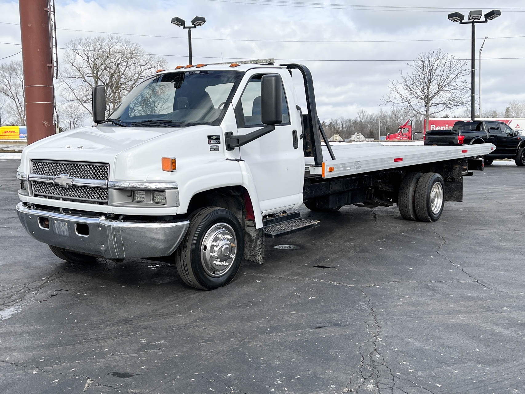Used 2003 Chevrolet C5500 Tow Truck Rollback Flatbed Stinger Wheel Lift ...