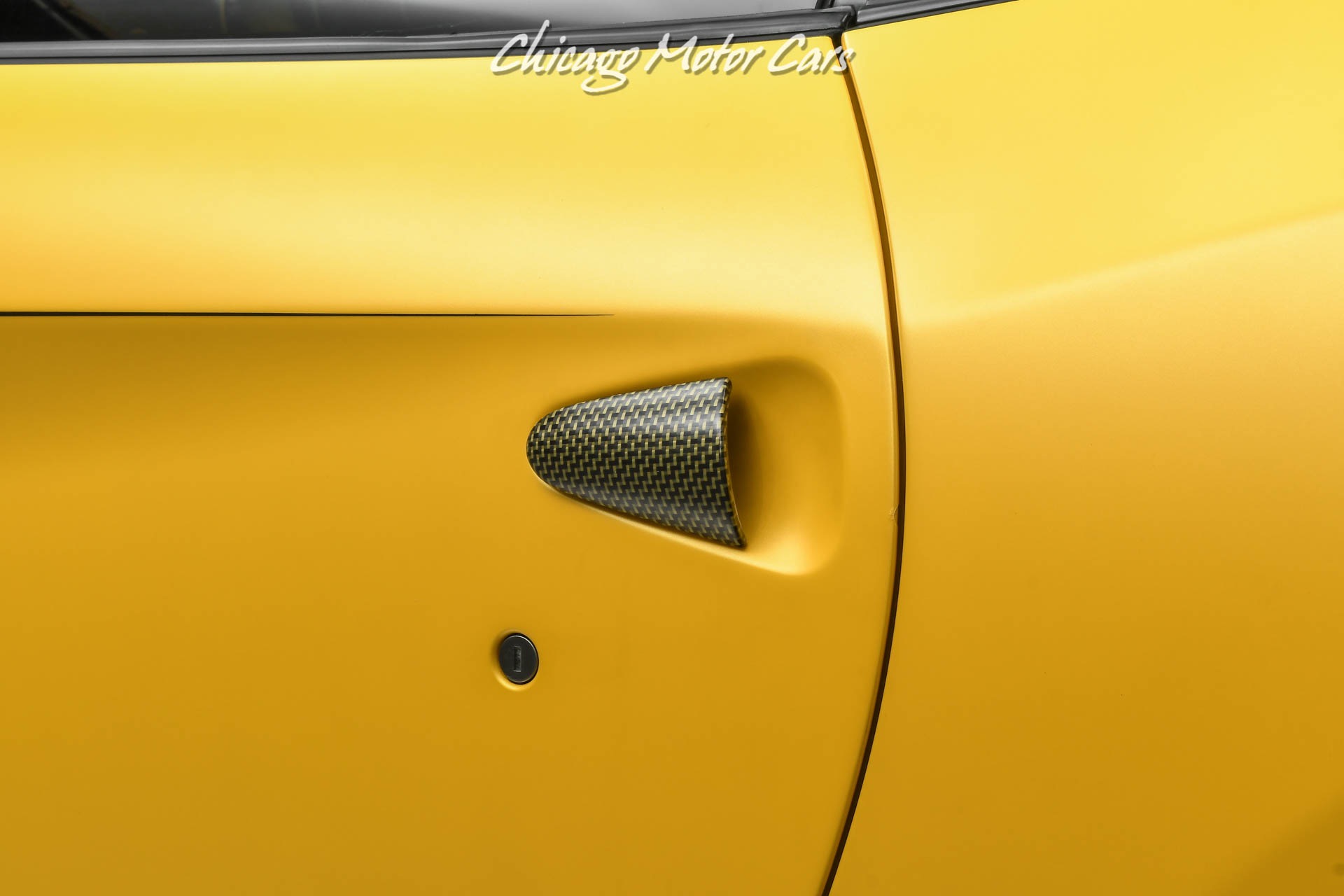 Matte Yellow Car Paint