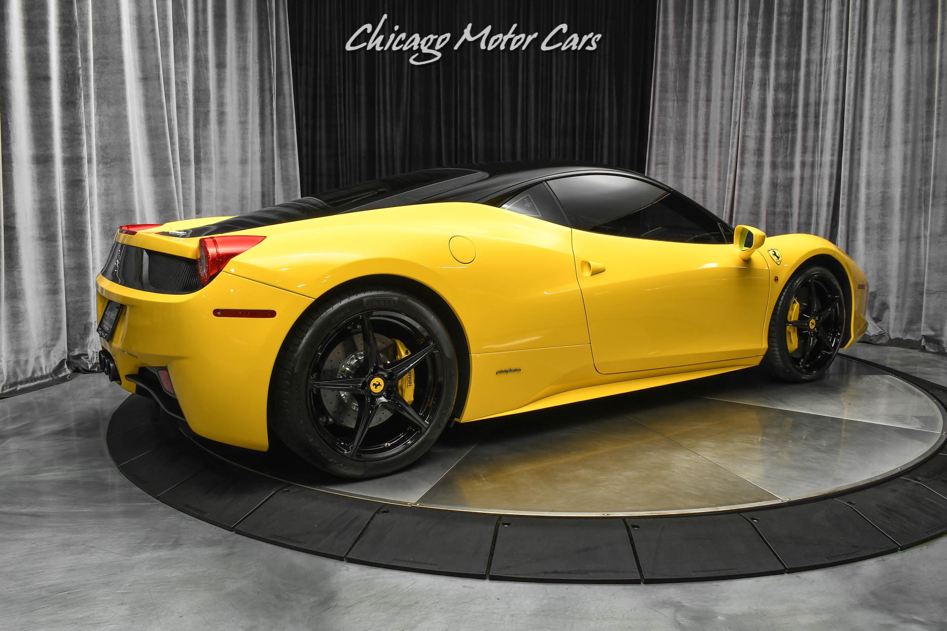 Ferrari 458 Black And Yellow