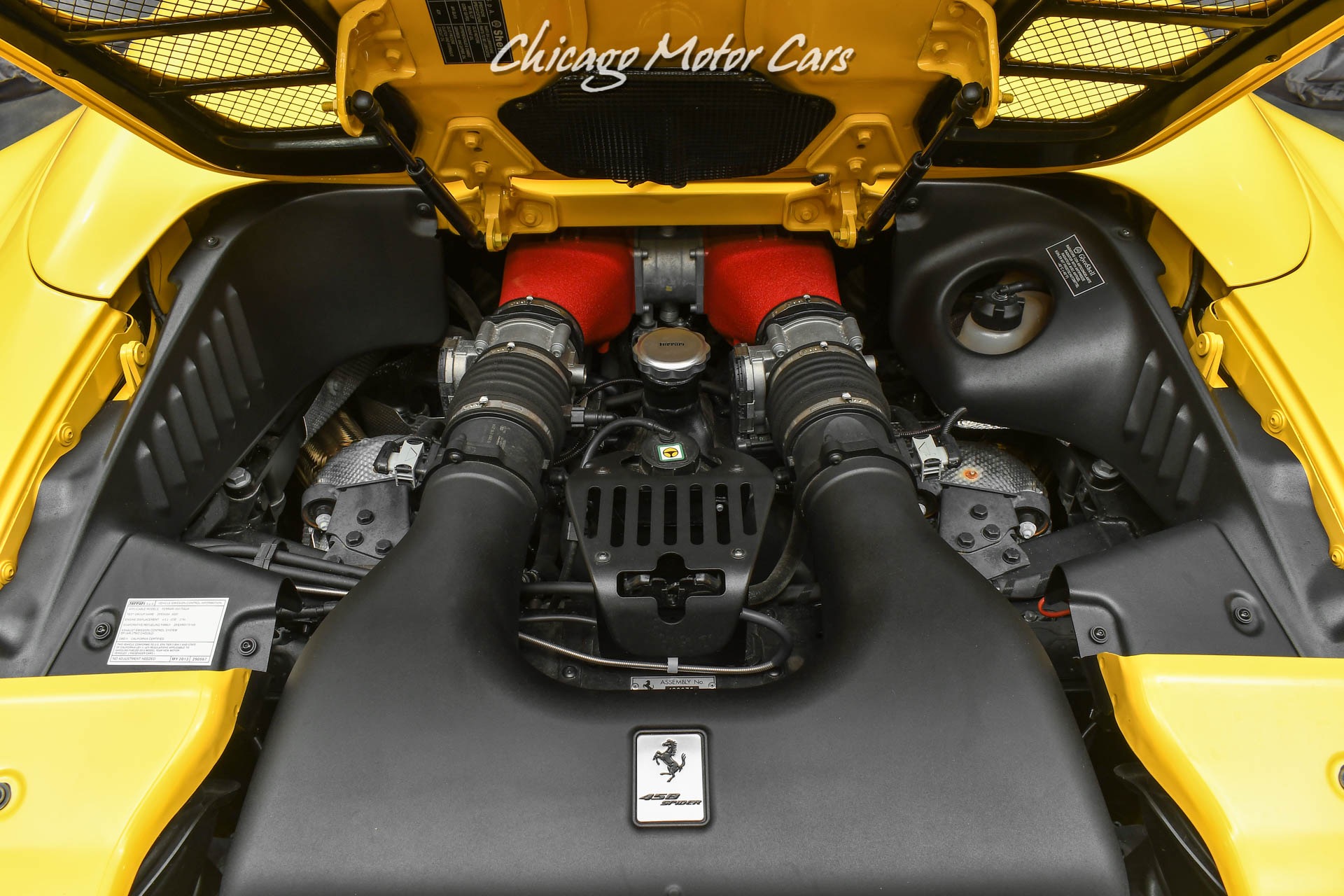 Ferrari 458 Spider Engine