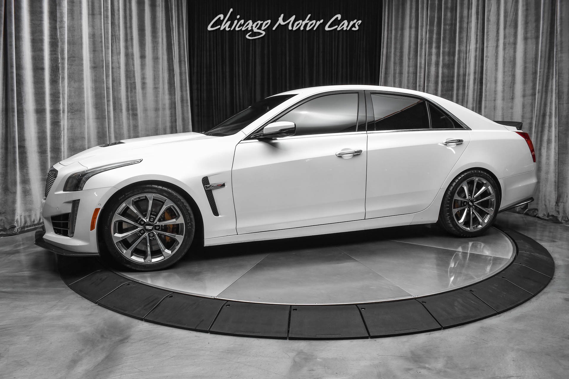 Used 2016 Cadillac CTS-V Sedan Crystal White Tricoat! Carbon Fiber Pack ...
