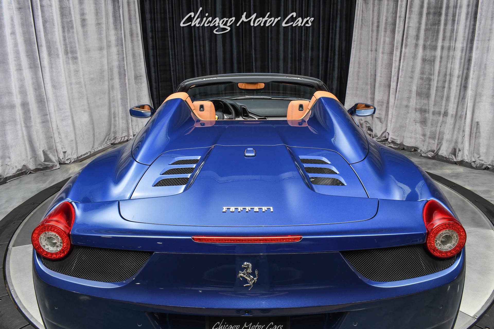 Ferrari 458 Spider Blue
