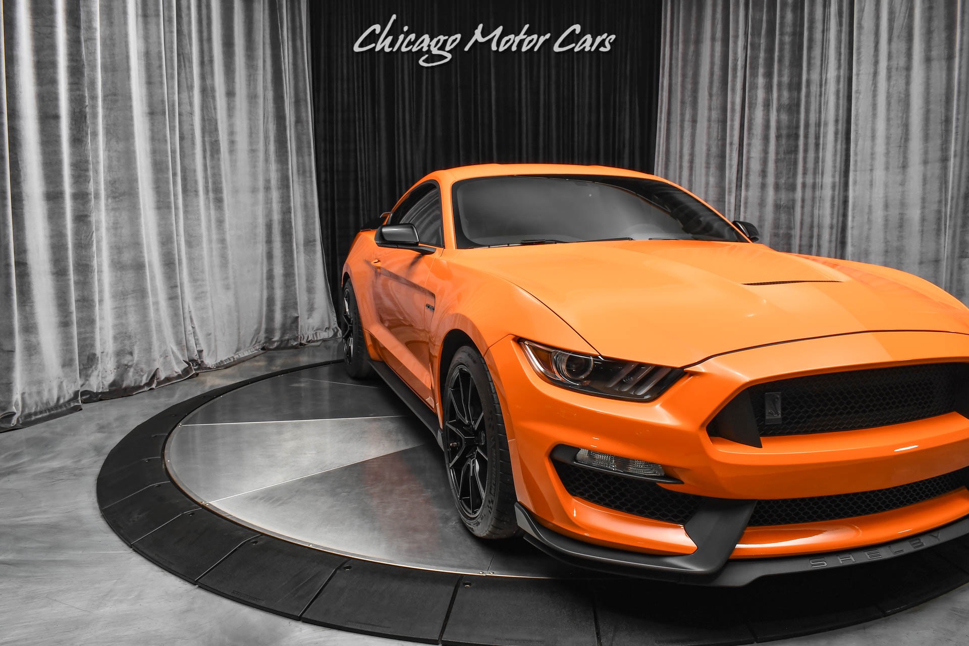 Matte Orange Mustang