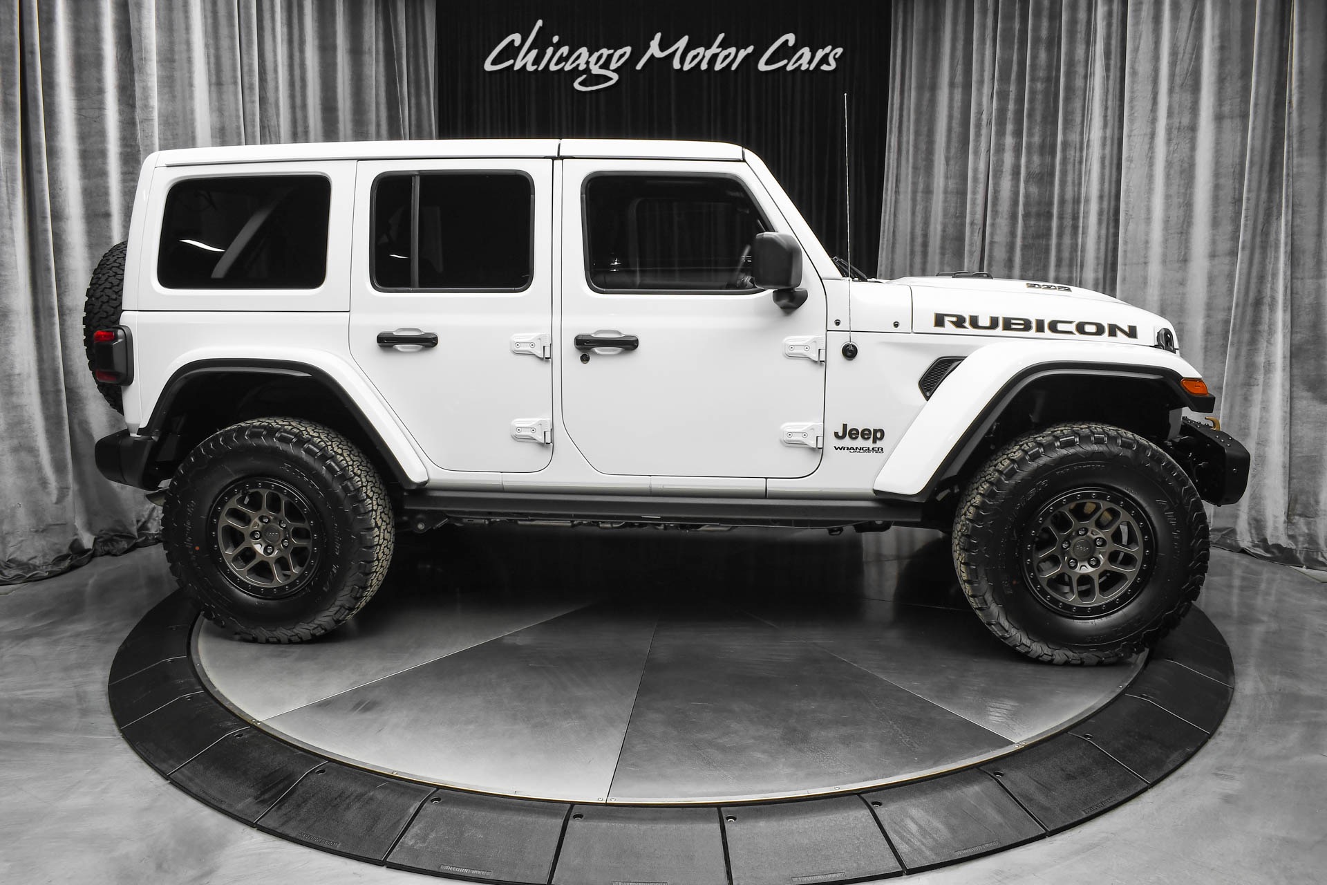 White Rubicon Black Rims