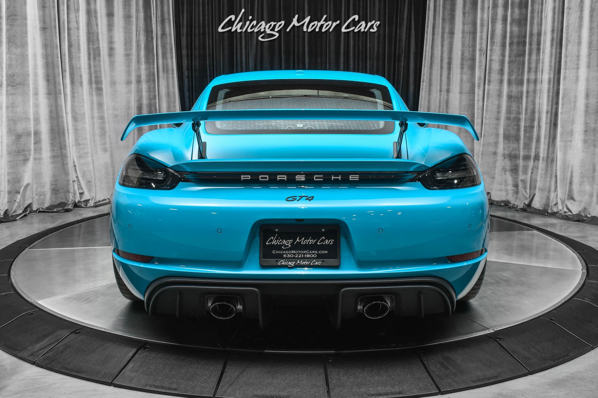 Used 2020 Porsche 718 Cayman GT4 Coupe RARE Miami Blue! ONLY 361 Miles ...