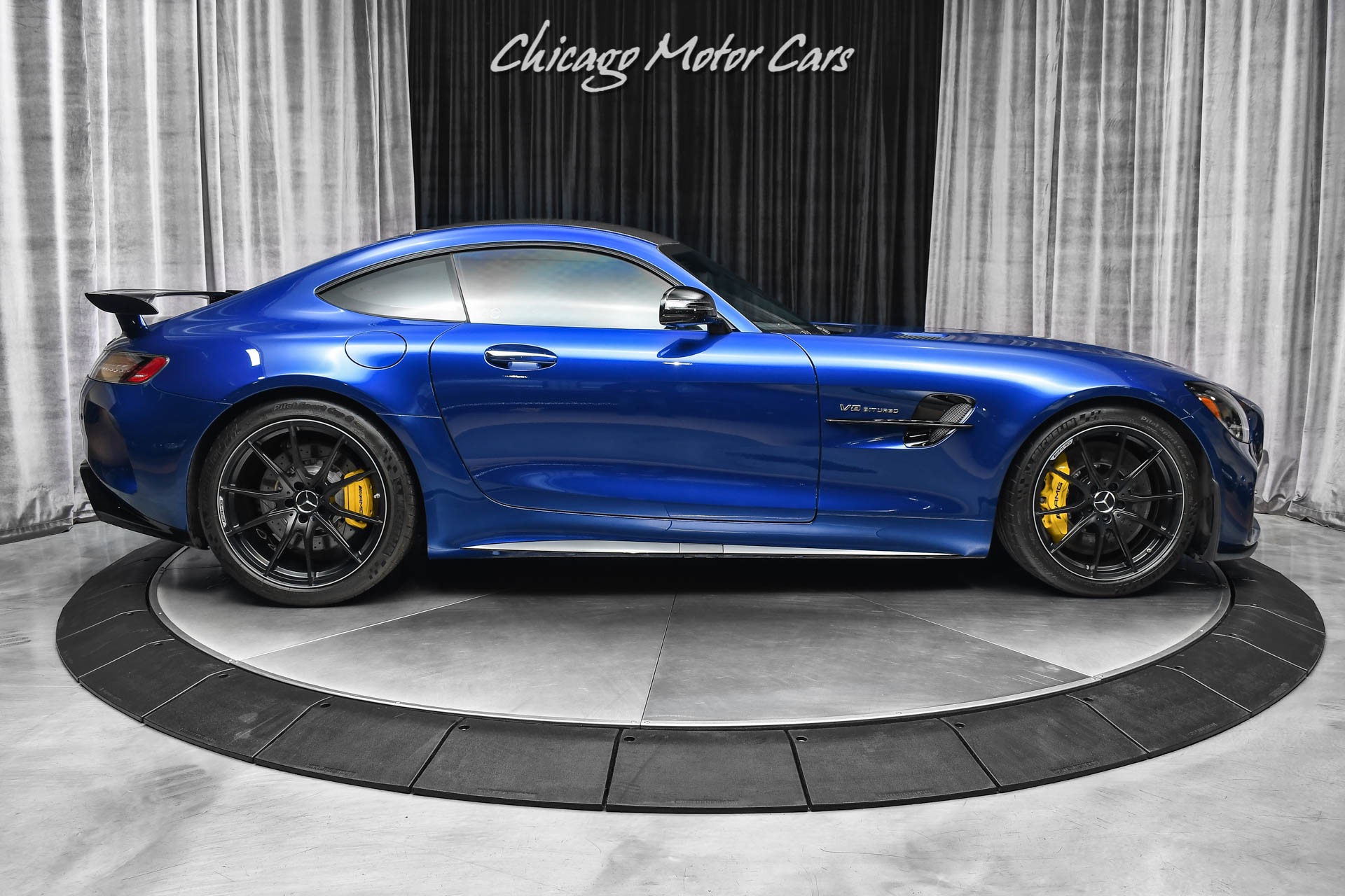 Brilliant Blue Mercedes