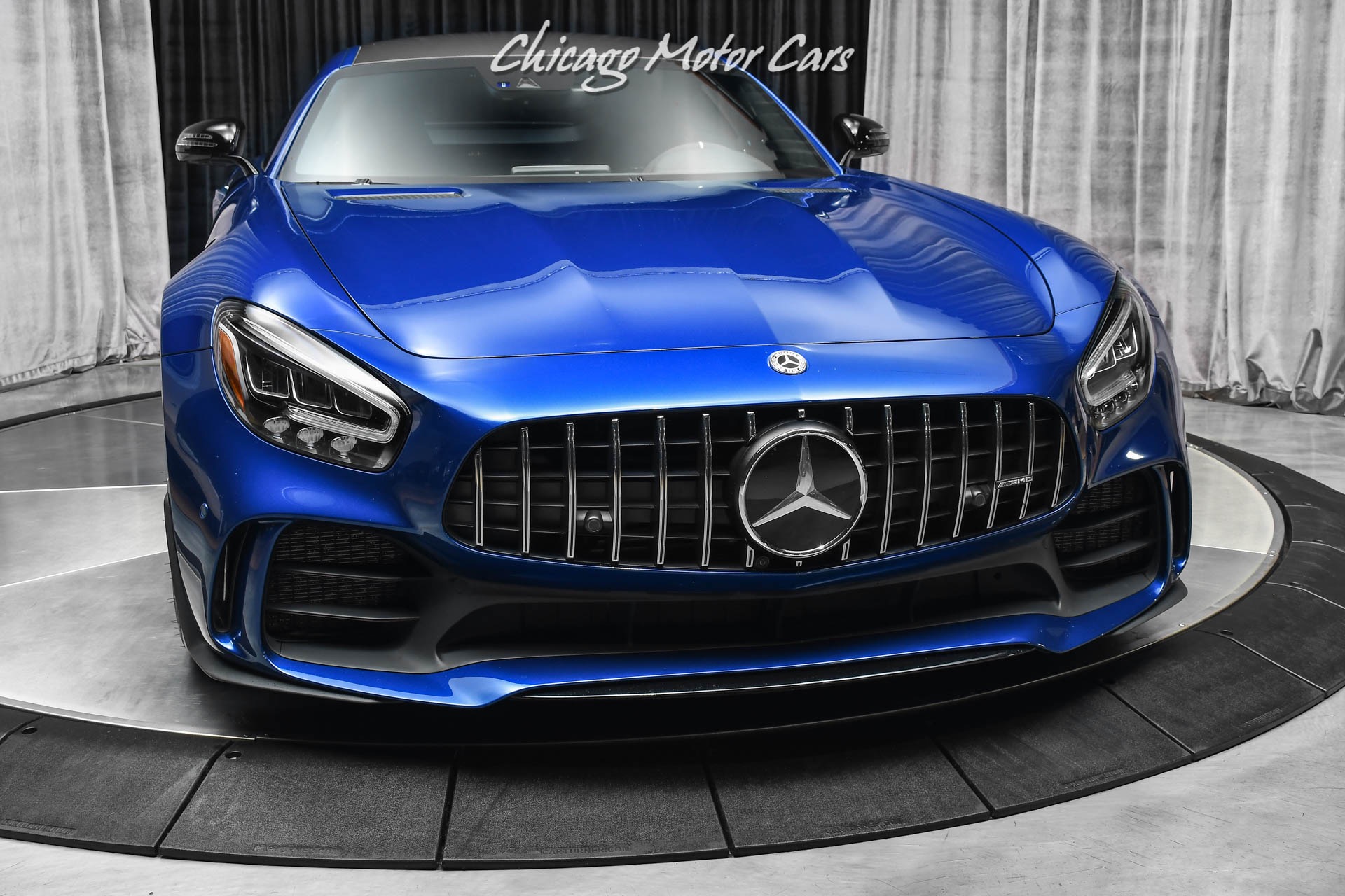Brilliant Blue Mercedes