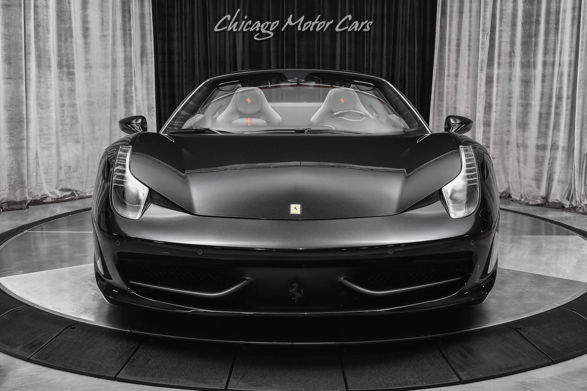 Black Ferrari 458 Convertible